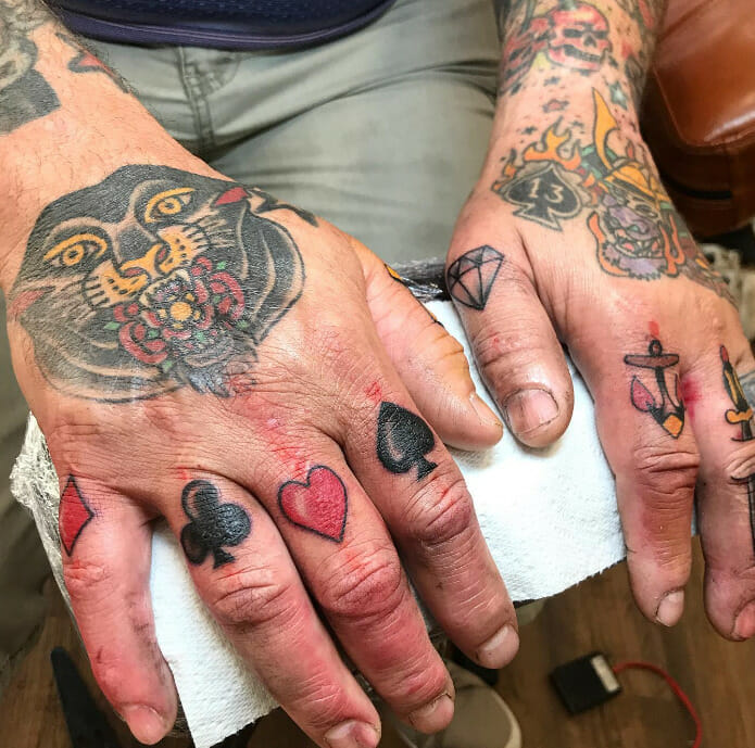 41 Charismatic Finger Tattoo Designs for Men - Psycho Tats