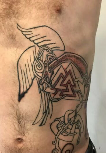15 Amazing Valknut Old Norse Tattoo Designs That Will Blow Your Mind ...
