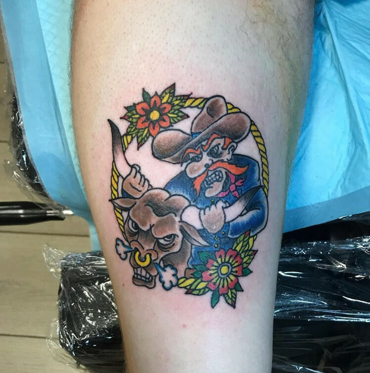 15 Cowboy and Cowgirl Tattoo Designs: Honor the Legends of the Wild ...