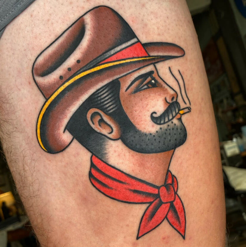 15 Cowboy and Cowgirl Tattoo Designs: Honor the Legends of the Wild ...