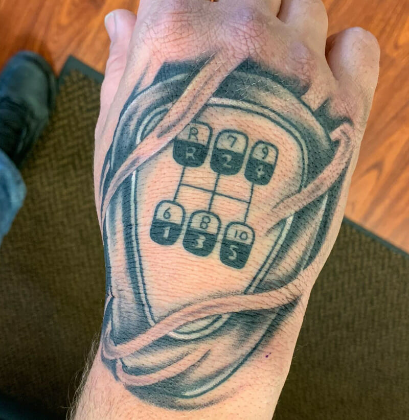 Shift into Style: Exploring the Allure of Gear Shift Tattoos - Psycho Tats