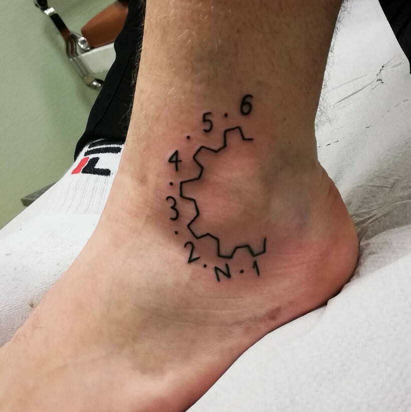 Shift into Style: Exploring the Allure of Gear Shift Tattoos - Psycho Tats