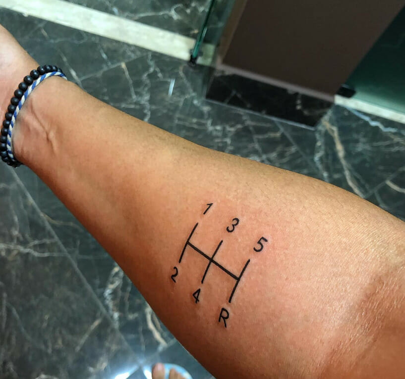 Shift into Style: Exploring the Allure of Gear Shift Tattoos - Psycho Tats