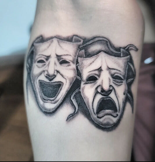 51 Modern Black Grey Ink Tattoo Men with Their Characteristics - Psycho ...