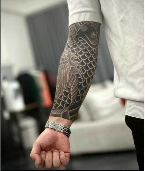 51 Modern Black Grey Ink Tattoo Men with Their Characteristics - Psycho ...