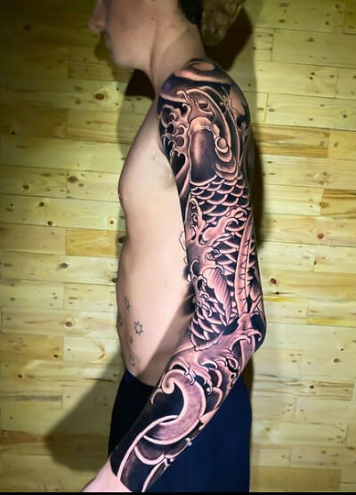 51 Modern Black Grey Ink Tattoo Men with Their Characteristics - Psycho ...