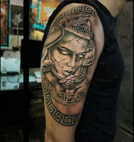 51 Modern Black Grey Ink Tattoo Men with Their Characteristics - Psycho ...