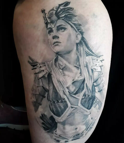 51 Modern Black Grey Ink Tattoo Men with Their Characteristics - Psycho ...