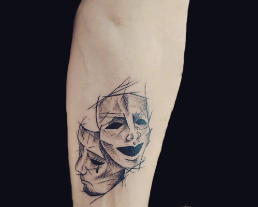 51 Modern Black Grey Ink Tattoo Men with Their Characteristics - Psycho ...