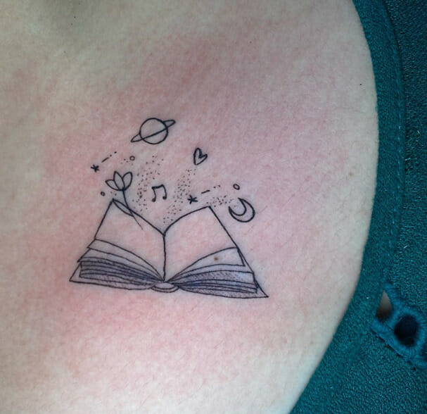 36 Amazing Tattoos For Book Lovers - Psycho Tats