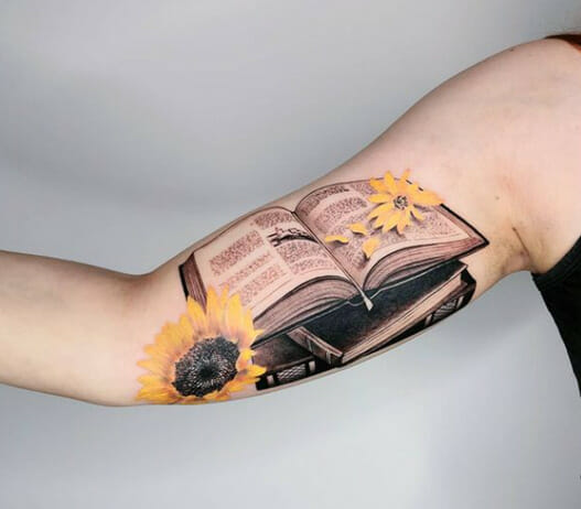 36 Amazing Tattoos For Book Lovers - Psycho Tats