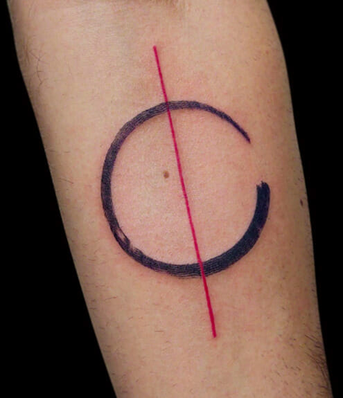 30 Amazing Enso Tattoo From Zen Philosophy - Psycho Tats