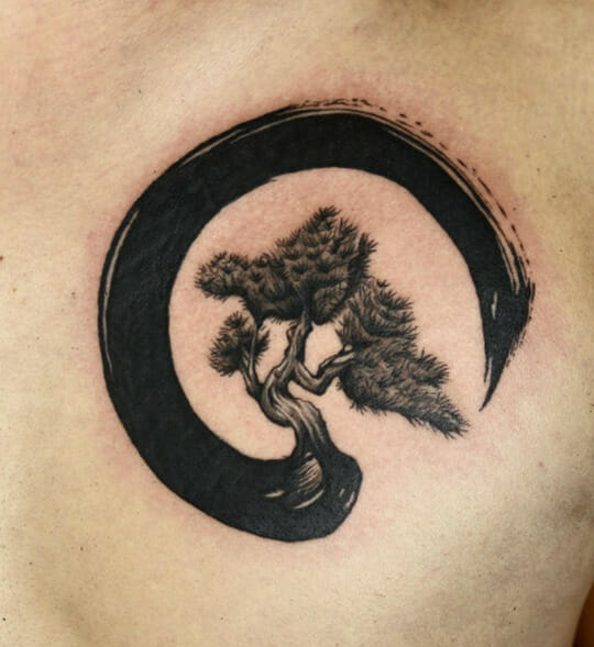 30 Amazing Enso Tattoo From Zen Philosophy - Psycho Tats