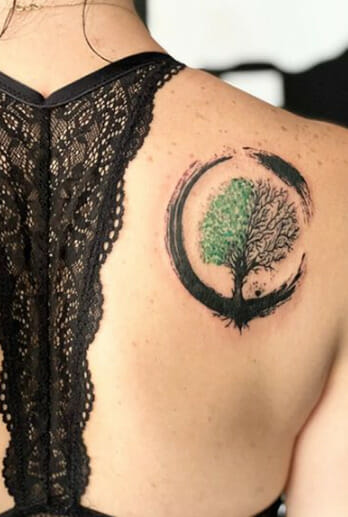 30 Amazing Enso Tattoo From Zen Philosophy - Psycho Tats