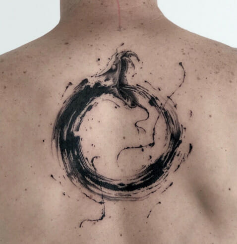 30 Amazing Enso Tattoo From Zen Philosophy - Psycho Tats