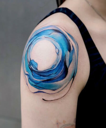 30 Amazing Enso Tattoo From Zen Philosophy - Psycho Tats