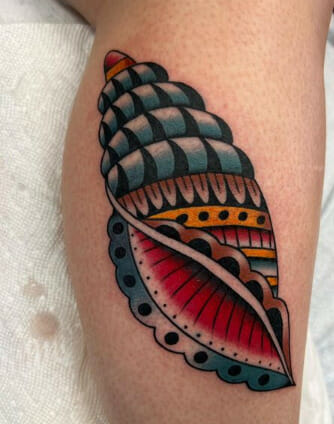 51 Latest Design Seashell Tattoo with Meaning - Psycho Tats