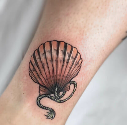 51 Latest Design Seashell Tattoo with Meaning - Psycho Tats