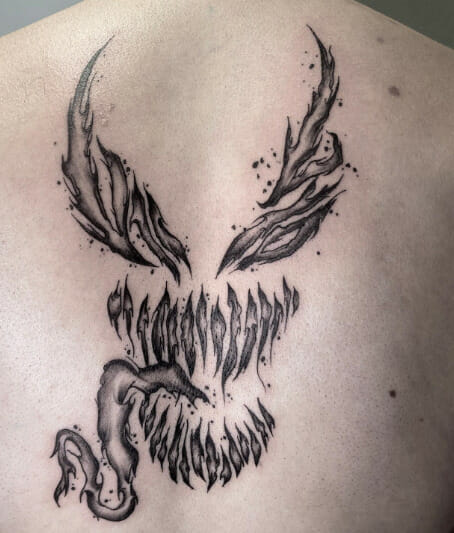 31 Latest Design Venom Tattoos with Deep Meaning - Psycho Tats