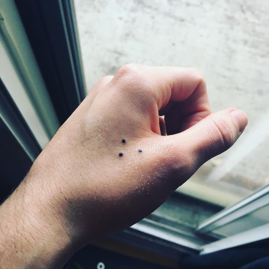 15 Powerful Three Dot Tattoo Design To Unlock The Symbolism Of Three