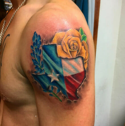 106 State Of Texas Tattoo Ideas- Show Your Lone Star Pride - Psycho Tats