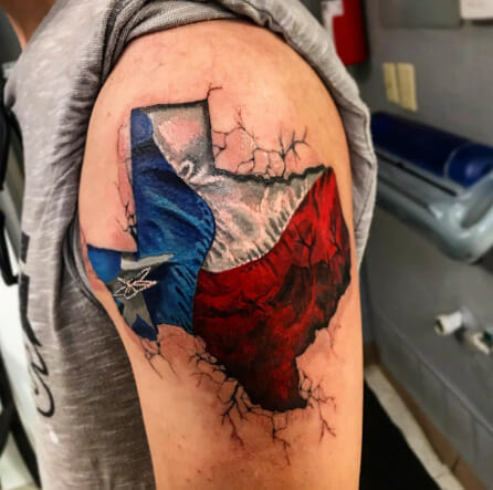 106 State Of Texas Tattoo Ideas- Show Your Lone Star Pride - Psycho Tats