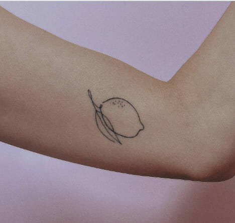 81 Latest Design Lemon Tattoo with Deep Meaning - Psycho Tats