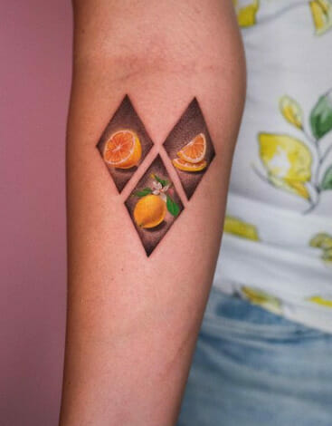 81 Latest Design Lemon Tattoo with Deep Meaning - Psycho Tats