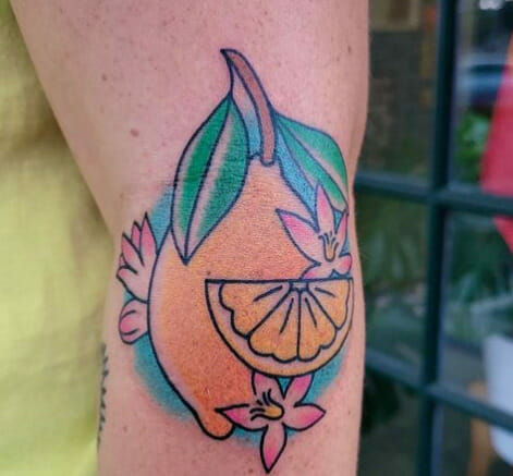 81 Latest Design Lemon Tattoo with Deep Meaning - Psycho Tats