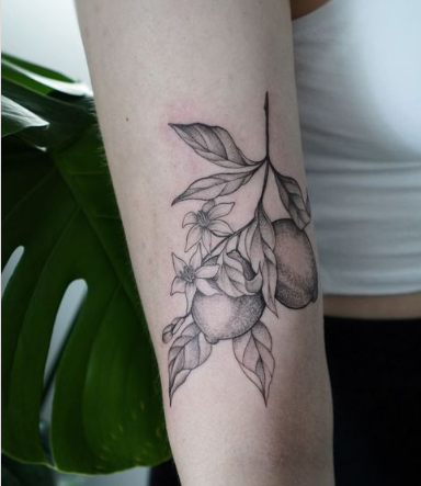 81 Latest Design Lemon Tattoo with Deep Meaning - Psycho Tats