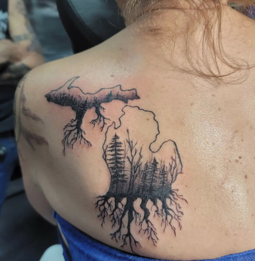 Forever Michigan: Symbolizing Love for the State with a 51-State Tattoo ...