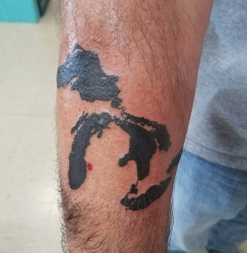 Forever Michigan: Symbolizing Love for the State with a 51-State Tattoo ...