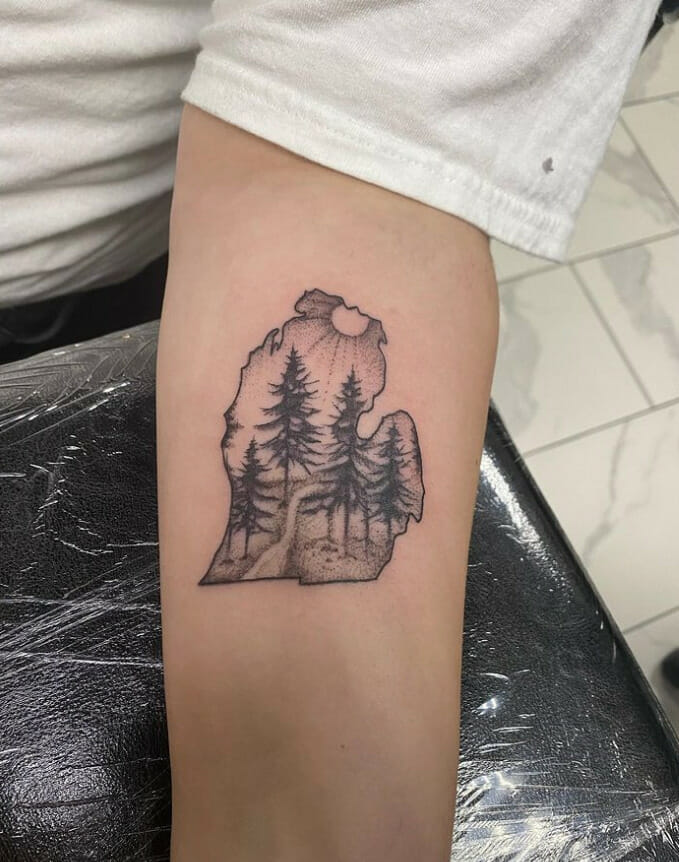 Forever Michigan: Symbolizing Love for the State with a 51-State Tattoo ...