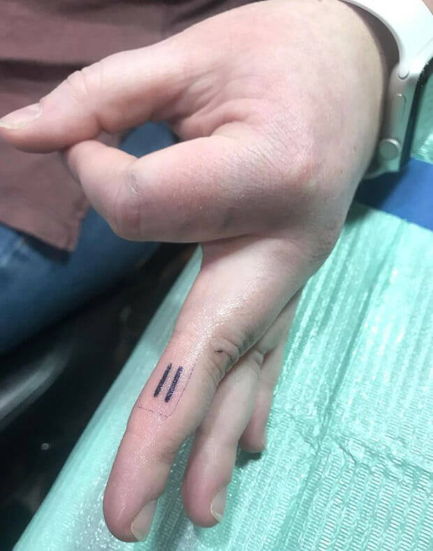 15 Equal Sign Tattoo Symbolism- Symbolizing the Power of Equality in ...