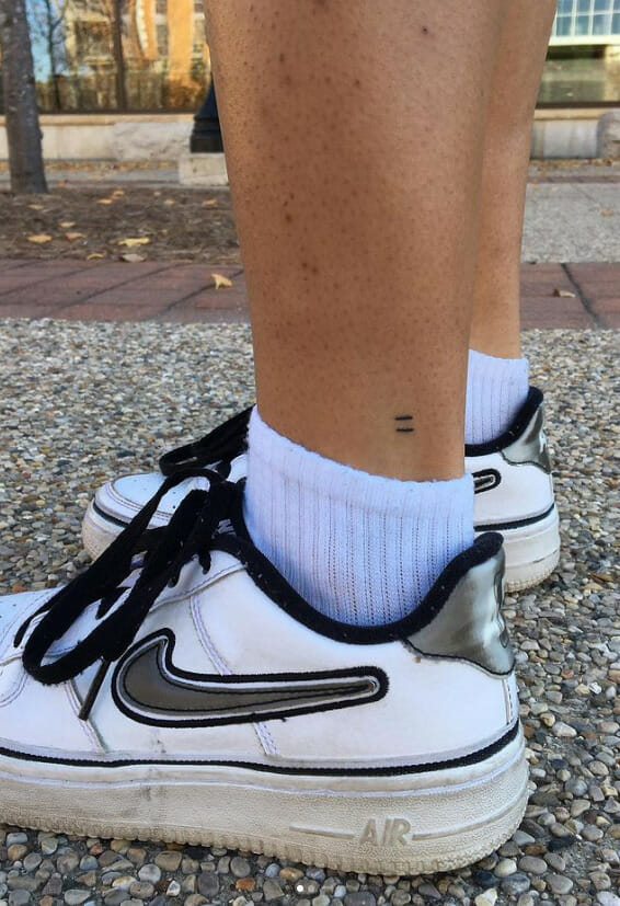 15 Equal Sign Tattoo Symbolism- Symbolizing the Power of Equality in ...