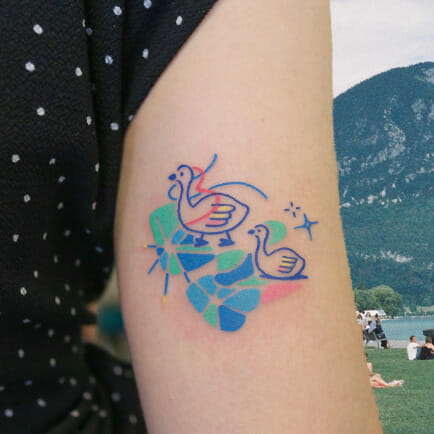 41 Duck Tattoo Inspirations for Nature-loving Ink Enthusiasts - Psycho Tats