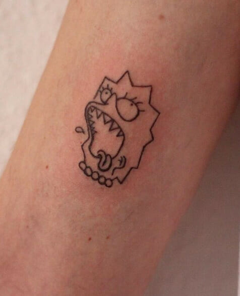 41 Lisa Simpson Tattoos for Fans of the Simpsons and Intellectual Wit ...