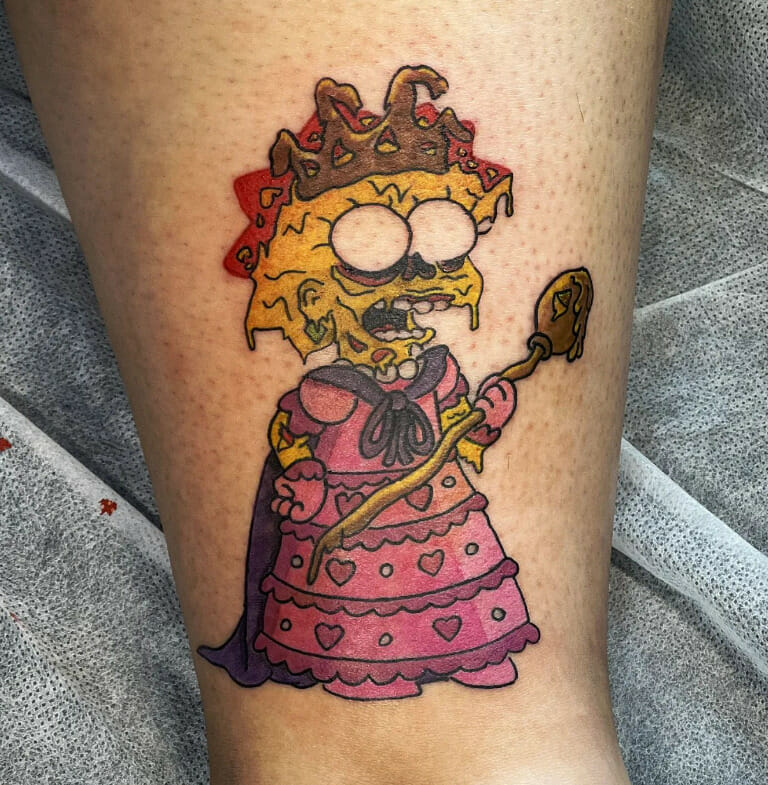 41 Lisa Simpson Tattoos for Fans of the Simpsons and Intellectual Wit ...