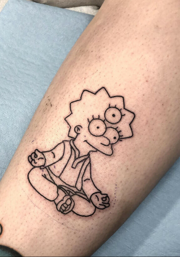 41 Lisa Simpson Tattoos for Fans of the Simpsons and Intellectual Wit ...