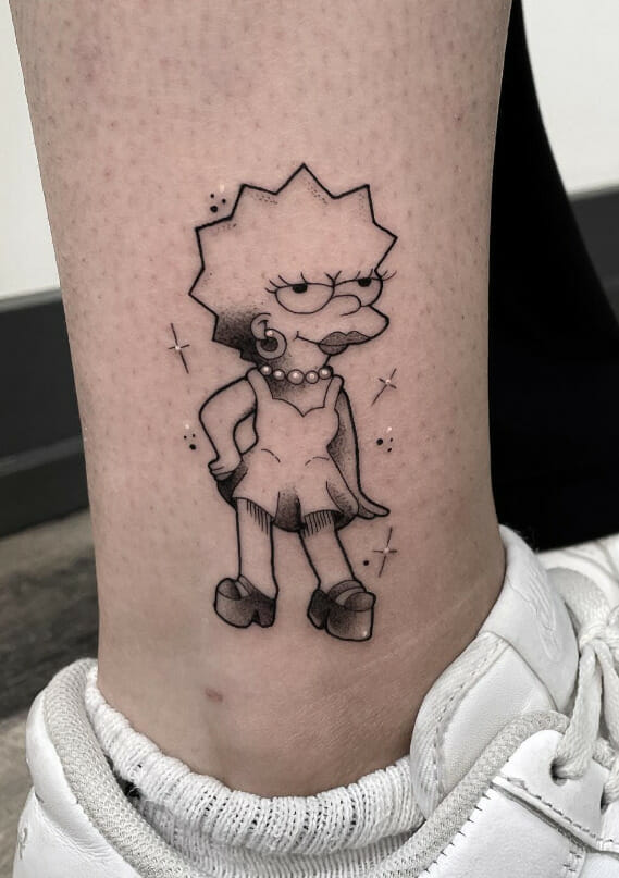 41 Lisa Simpson Tattoos for Fans of the Simpsons and Intellectual Wit ...