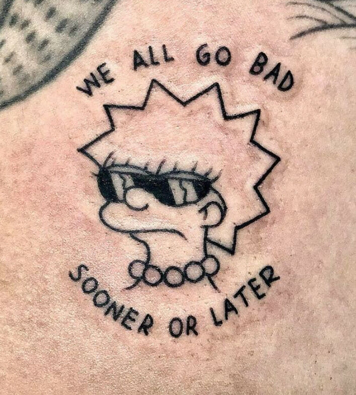 41 Lisa Simpson Tattoos for Fans of the Simpsons and Intellectual Wit ...