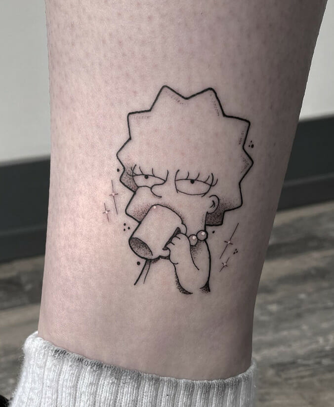 41 Lisa Simpson Tattoos for Fans of the Simpsons and Intellectual Wit ...