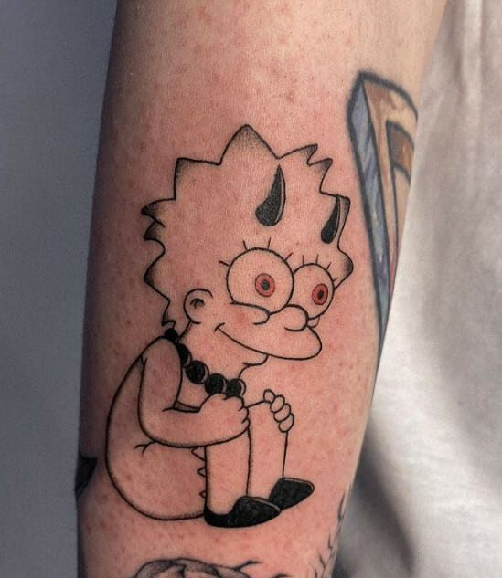 41 Lisa Simpson Tattoos for Fans of the Simpsons and Intellectual Wit ...
