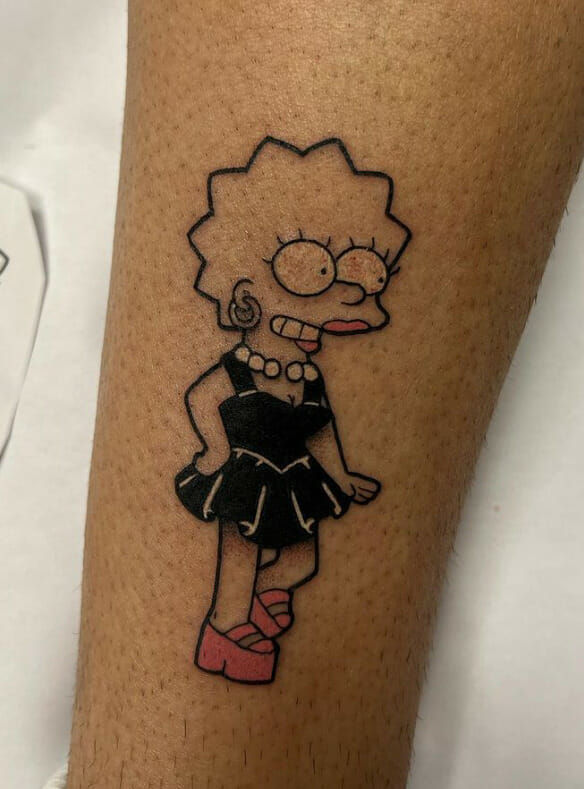 41 Lisa Simpson Tattoos for Fans of the Simpsons and Intellectual Wit ...