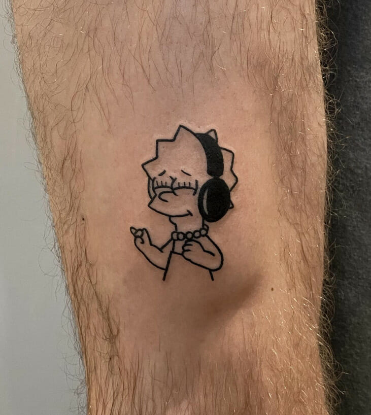 41 Lisa Simpson Tattoos for Fans of the Simpsons and Intellectual Wit ...