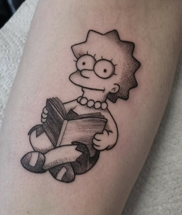 41 Lisa Simpson Tattoos for Fans of the Simpsons and Intellectual Wit ...