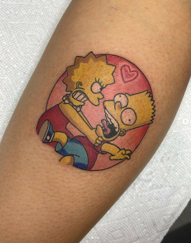 41 Lisa Simpson Tattoos for Fans of the Simpsons and Intellectual Wit ...