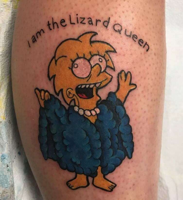 41 Lisa Simpson Tattoos for Fans of the Simpsons and Intellectual Wit ...