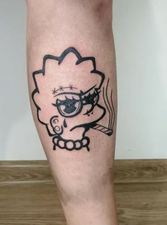 41 Lisa Simpson Tattoos for Fans of the Simpsons and Intellectual Wit ...
