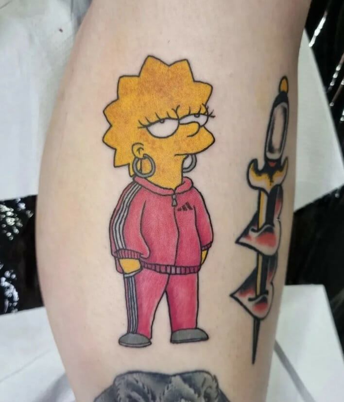41 Lisa Simpson Tattoos for Fans of the Simpsons and Intellectual Wit ...